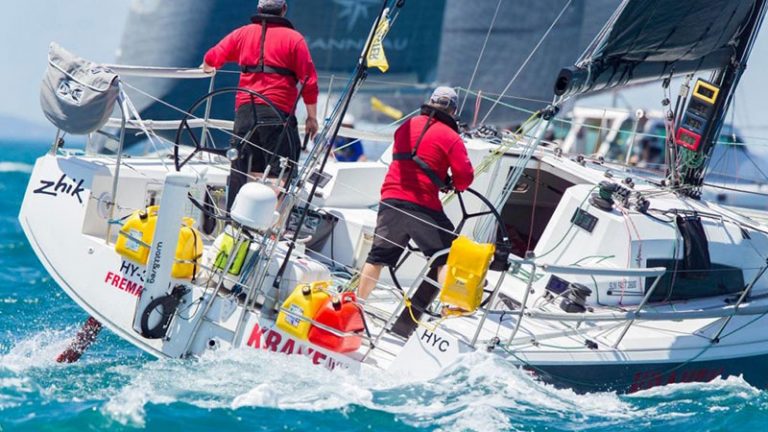 Jeanneau contesting the Melbourne Osaka – Mooloolaba Yacht Brokers